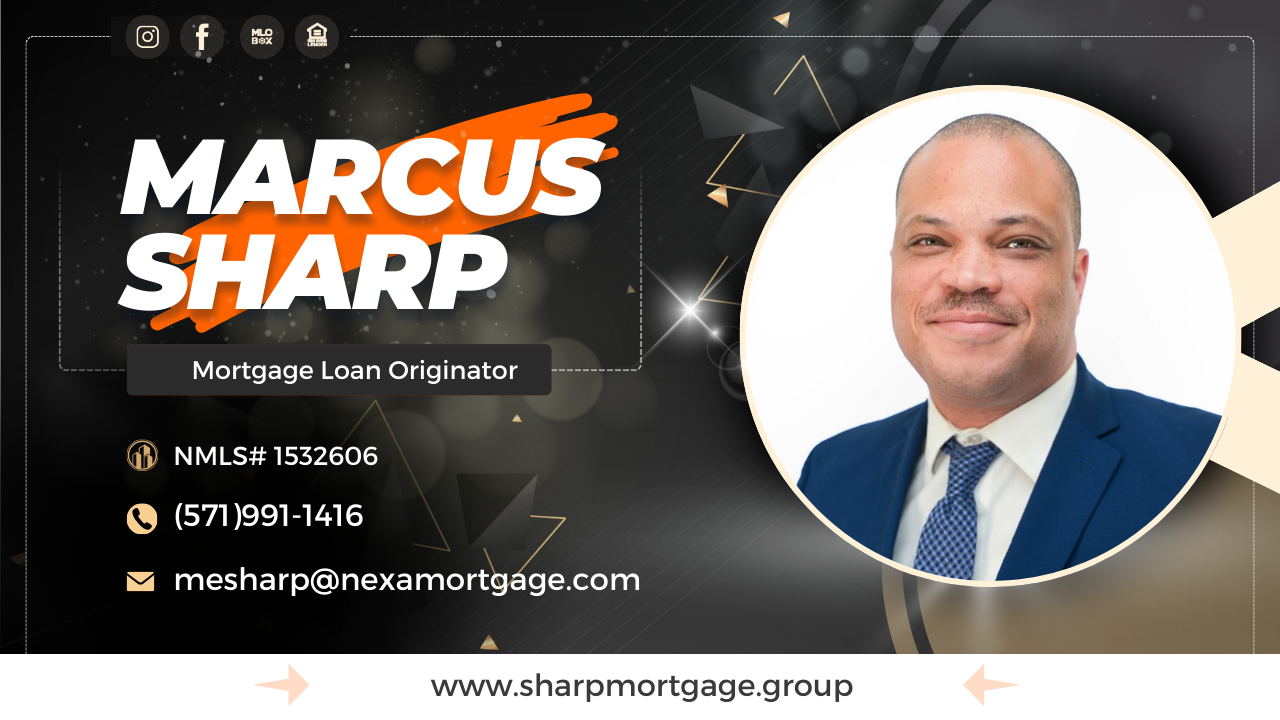 Marcus Sharp -Mortgage Loan Originator
